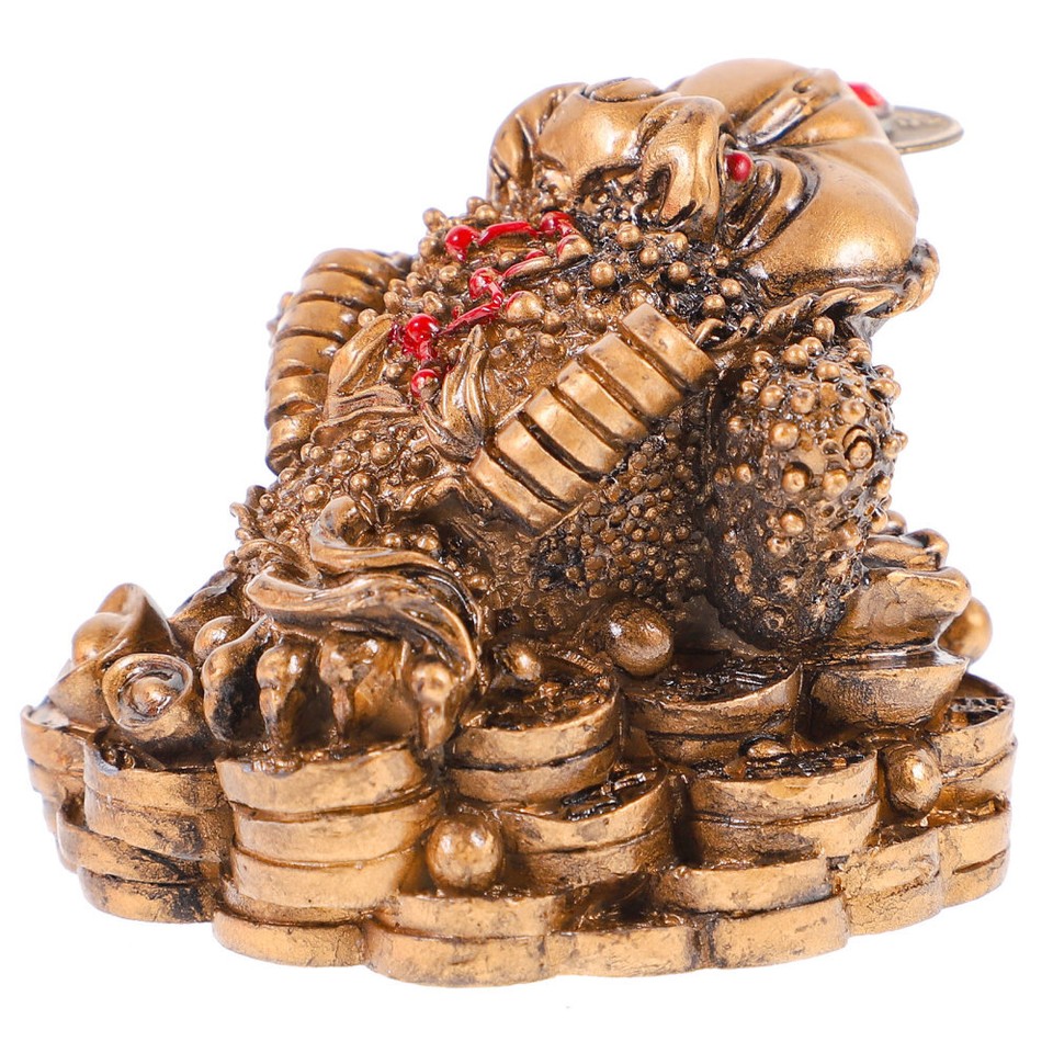 Money Toad Feng Shui Turtle Wish Box Dragon Ornaments Decoration Frog ...