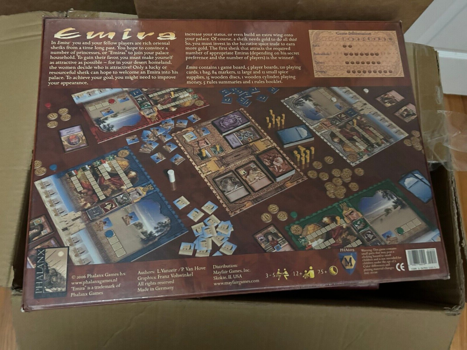 Lot of 5 - Board Game MSRP $225 Emira The Dragon Flagon Rule the Realm ...