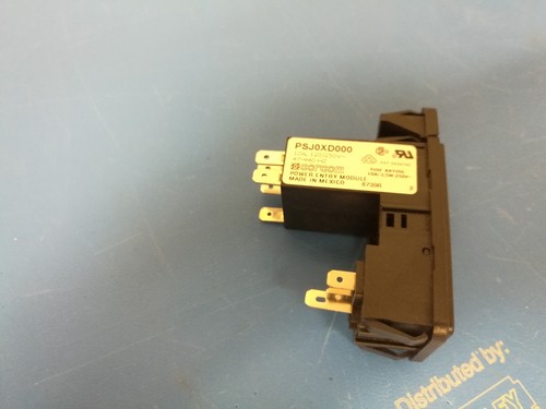 CORCOM PSJ0XD000 Power Entry Module Unfiltered M 3 POS 250VAC 10A Fuse ...