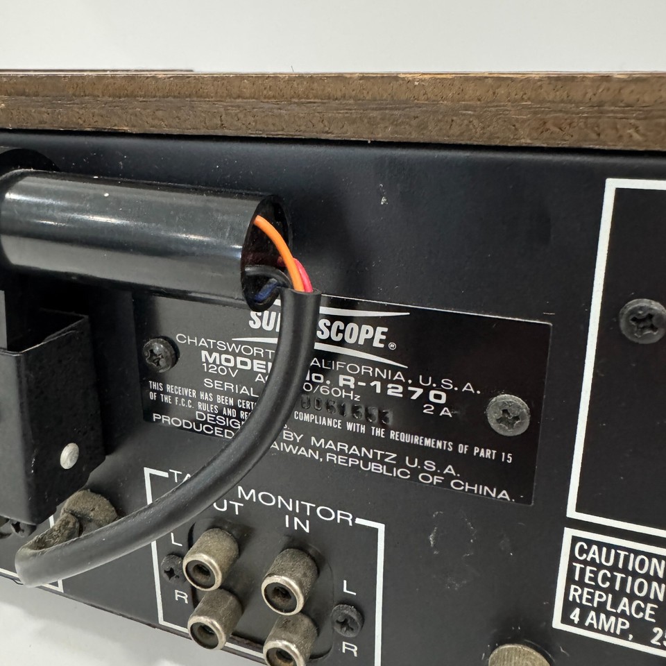 Marantz Superscope R-1270 AM FM Stereo Receiver Custom Component ...