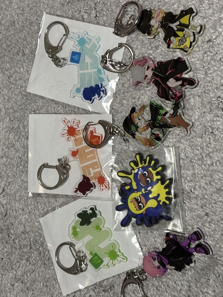 Splatoon Pokémon Collab Keychain Revize Ackey NIP, Unopened Bag | eBay