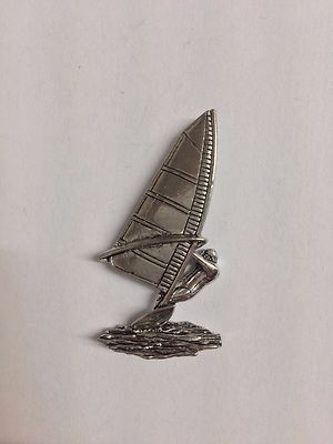 Windsurfing T14 Pewter Fridge / office desk Magnet memo magnet fancy ...