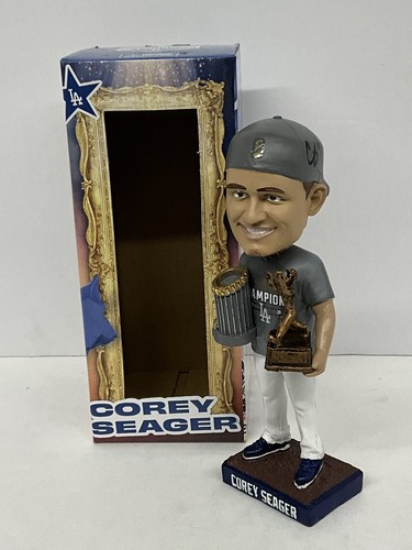 COREY SEAGER SIGNED DODGERS 2021 SGA 2020 WS MVP BOBBLEHEAD FANATICS ...