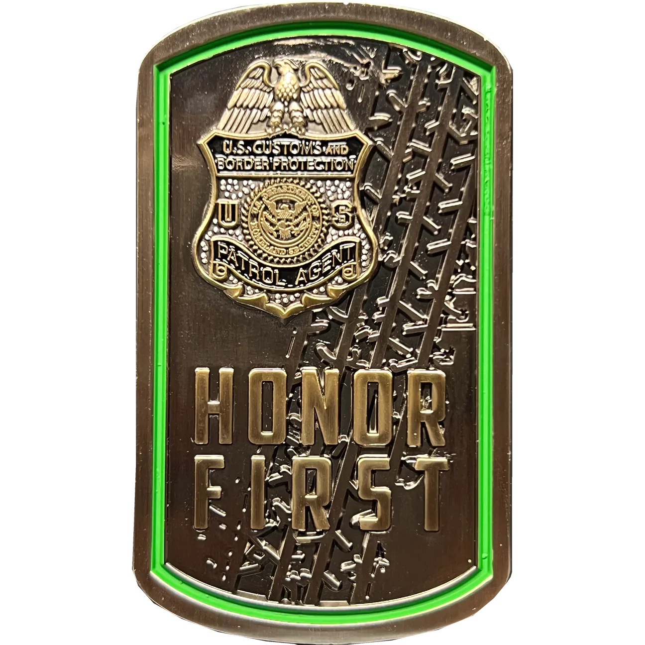 CBP CUT THAT SIGN Border Patrol Agent Thin Green Line Flag Challenge ...