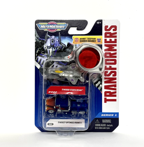 Micro Machines Transformers 2-Pack #002 Starscream / Optimus Prime ...