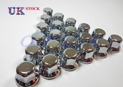 20x 32mm Lux Plastic CHROME Wheel Nut Cover Caps fit Truck Scania ...