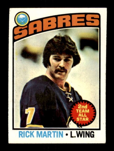 1976-77 Topps #210 Rick Martin VG/VGEX 546369 | eBay