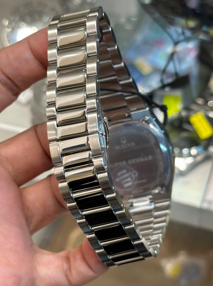 Bulova 96B440 Super Seville Precisionist Men's Watch Sapphire Crystal ...