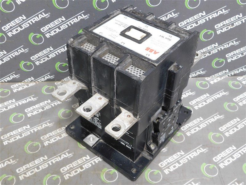 USED ABB EHW 160 Welding Isolation Contactor 600VAC 230A Cont. Size W4 ...