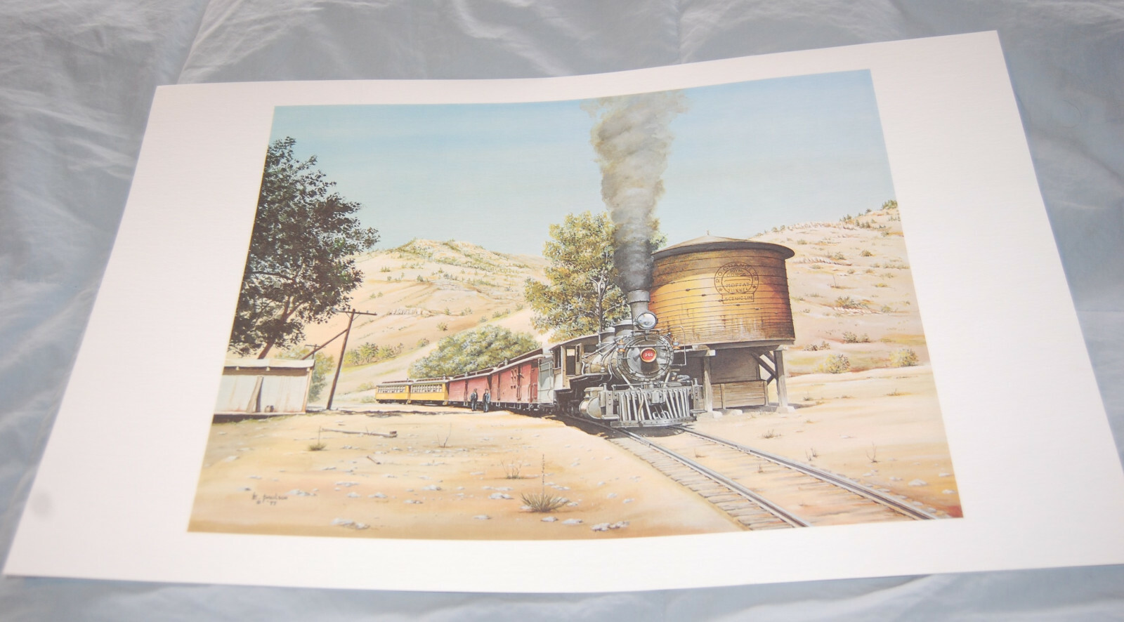 Vintage E. Paulson Train Poster Rio Grande Railroad | eBay