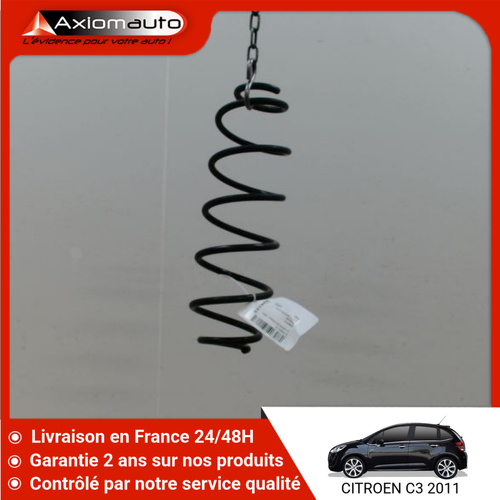 🇫🇷 RESSORT AMORTISSEUR ARRIERE GAUCHE CITROEN C3 II Phase 1 (A51) | eBay