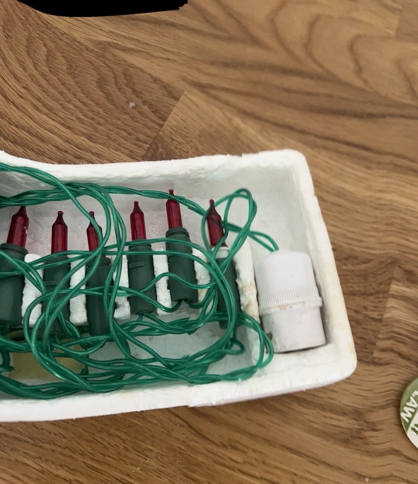 Dazzlers VTG Shadeless 20 Bulb Christmas Tree Lights. Parts. MR25721 ...