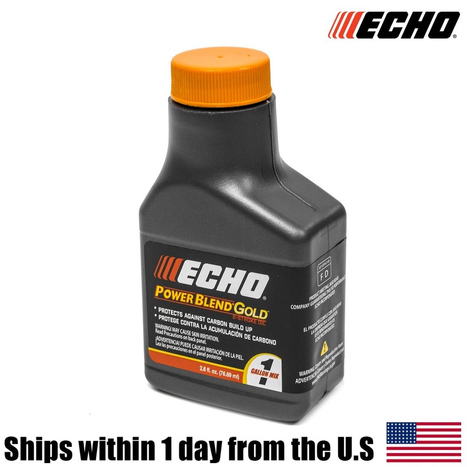 12 Pack Echo Oil 2.6 oz Bottles 2 Cycle Mix for 1 Gallon – Power Blend ...