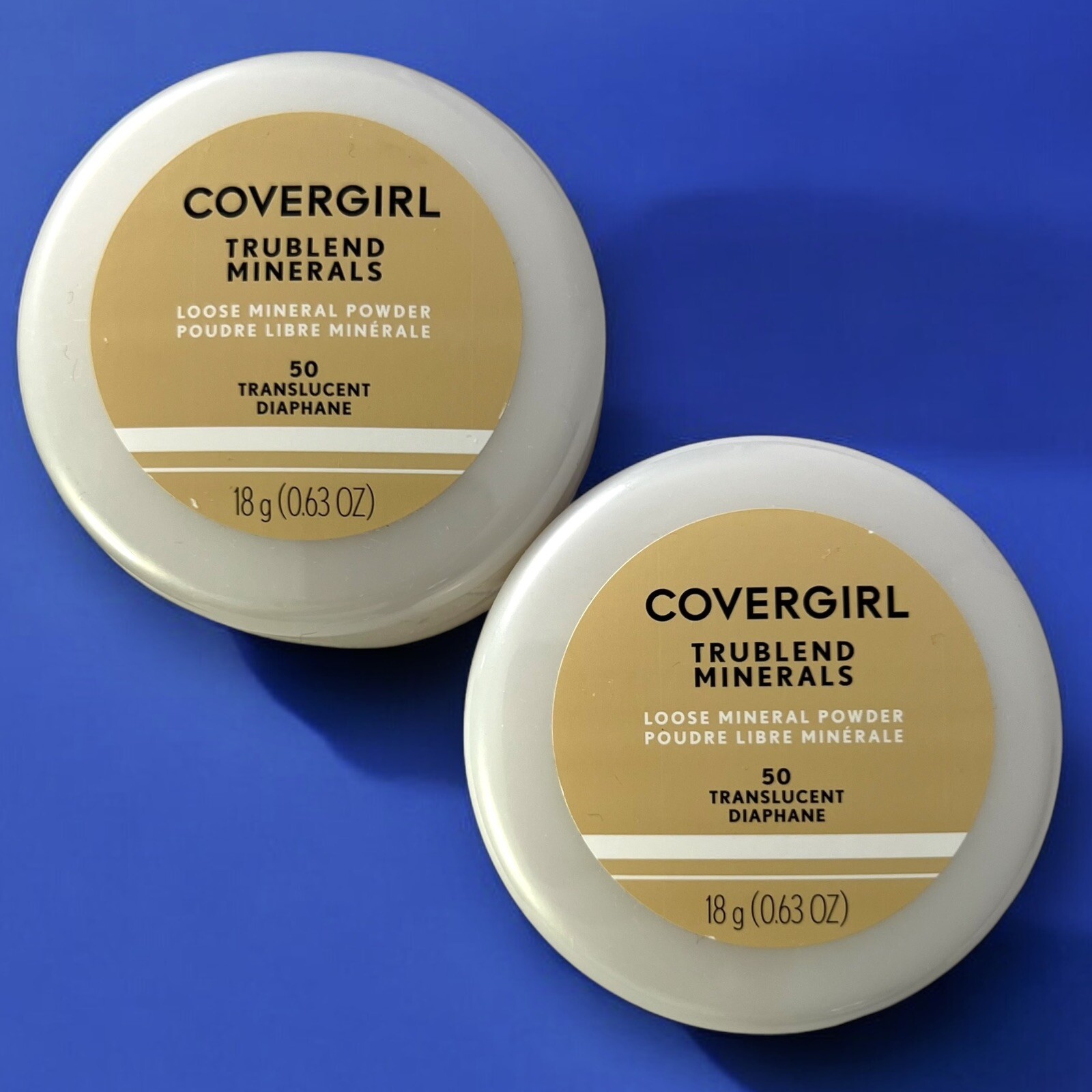 Covergirl TruBlend Minerals Loose Face Powder 50 Translucent Ultra Fine ...