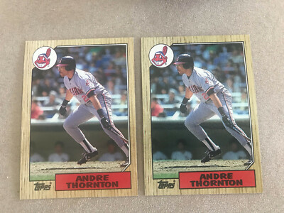 1987 Topps Baseball Card #780 Andre Thornton Cleveland Indians NMMT ...