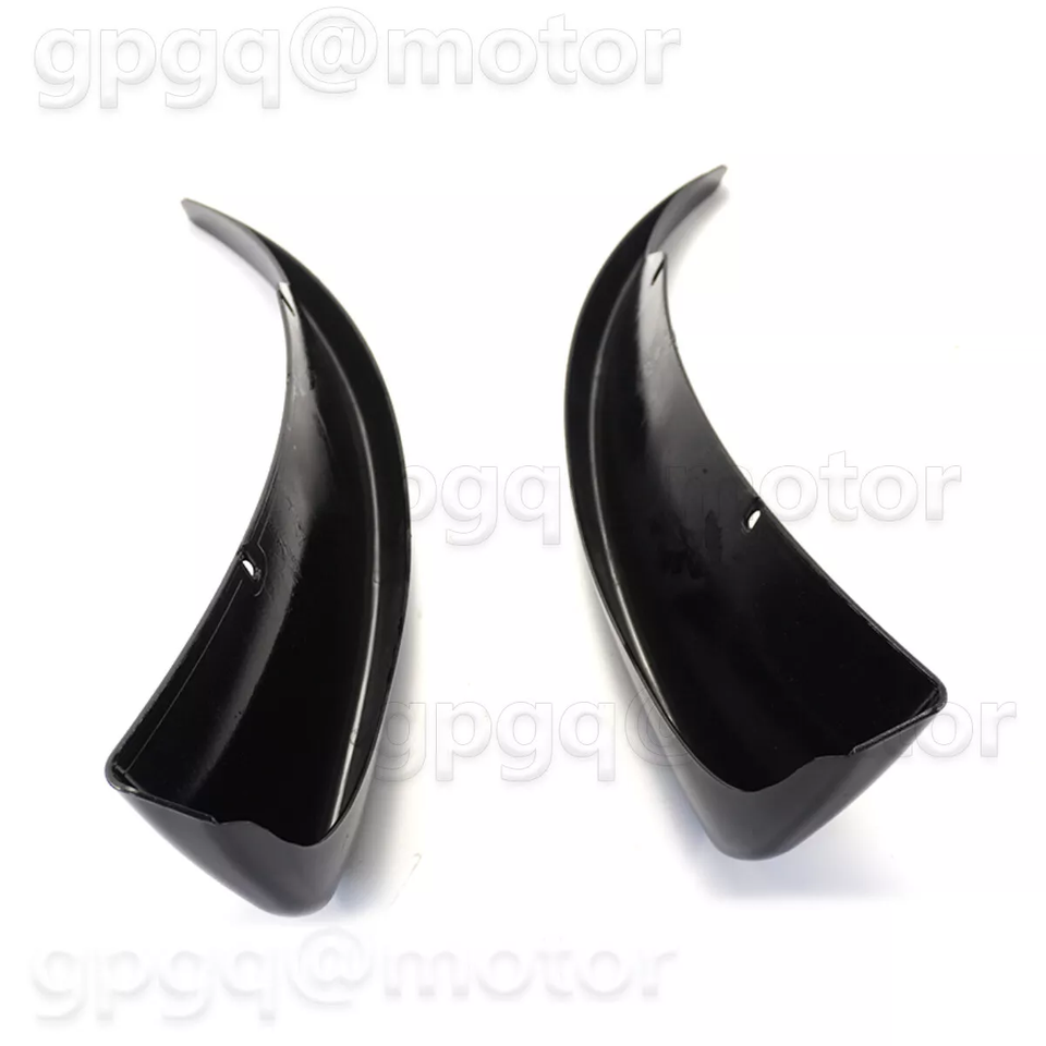 For Corvette C5 1997-2004 Black Front & Rear XL Extended Splash Guards ...