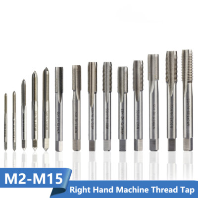 M2-M24 Metric Tap HSS Machine Hand Screw Thread Metric Plug Tap ...