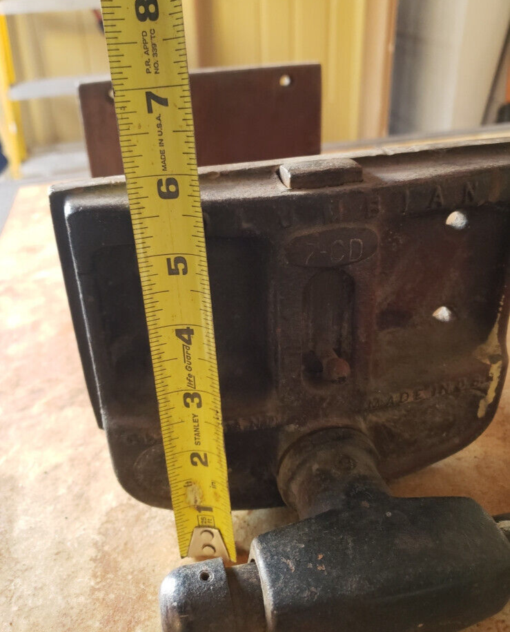 Vintage Columbian 7-CD under bench-mount woodworkers vise Made in USA ...