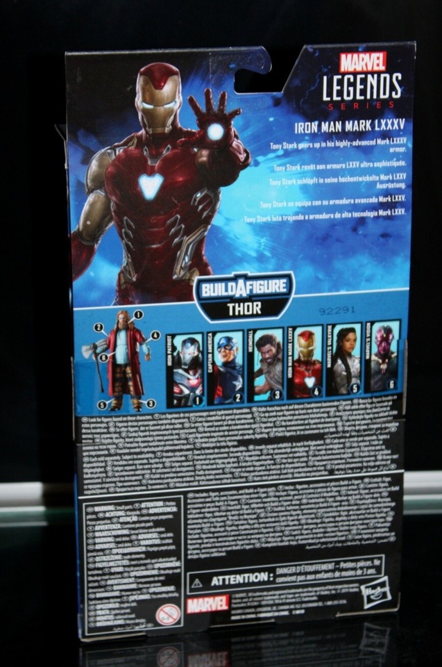 Marvel Legends avengers Endgame Iron Man Mark MK 85 fat Bro Thor BAF ...