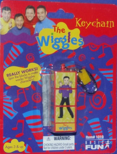 The Wiggles Key Chain Henry Capt. Feathersword Jeff Greg New Factory ...