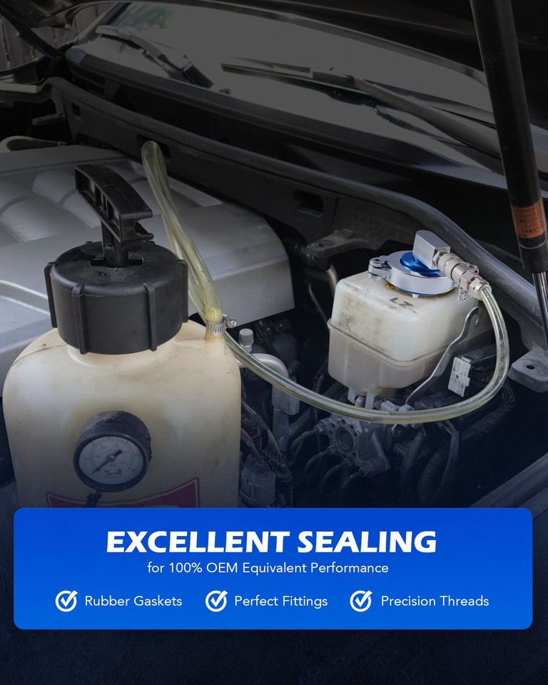 OMT 12pcs Master Cylinder Brake Bleeder Adapter Set Kit for Most ...