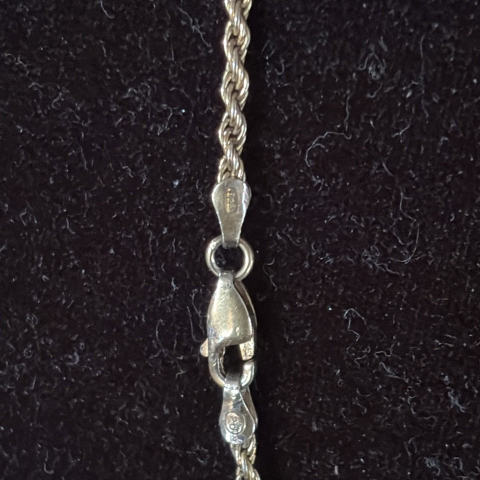 Gold Plated Vermeil 925 Sterling Silver Chain 24" Long Made in Italy 13 ...