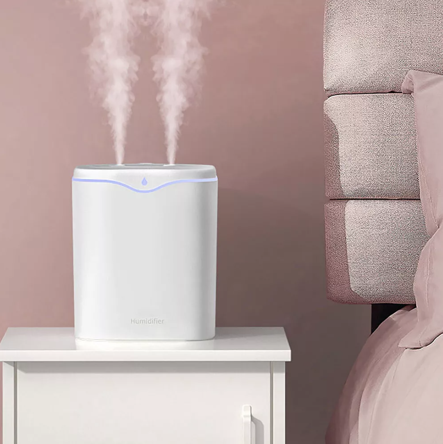2000ml USB Air Humidifier Double Spray Port Essential Oil Aromatherapy ...