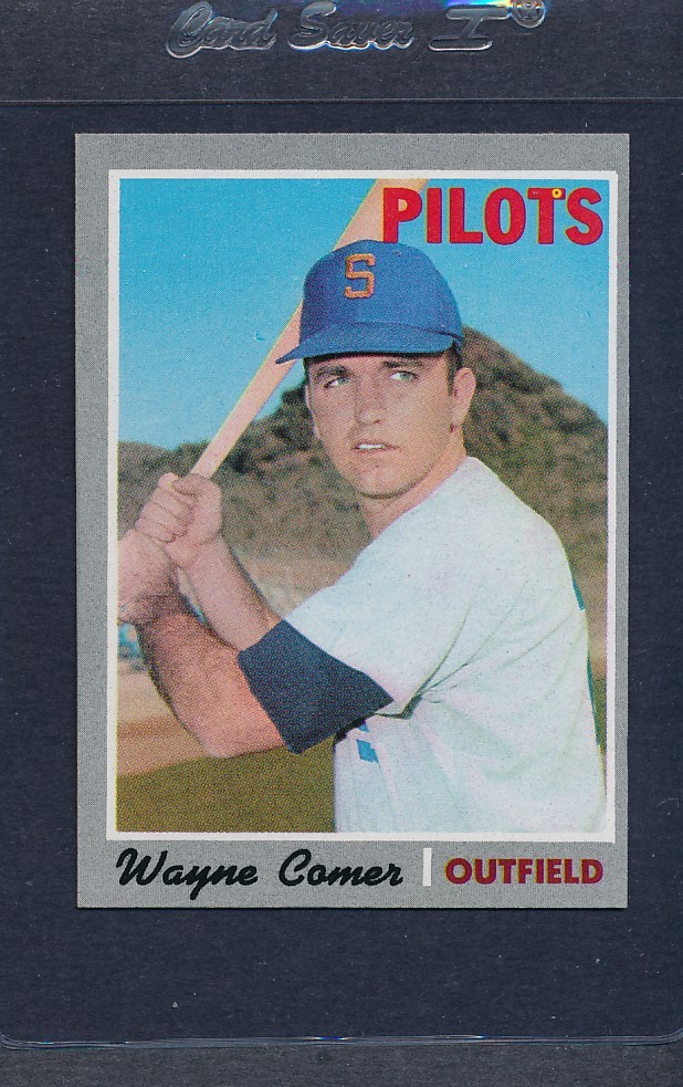 1970 Topps #323 Wayne Comer Pilots EX/MT *2627 | eBay