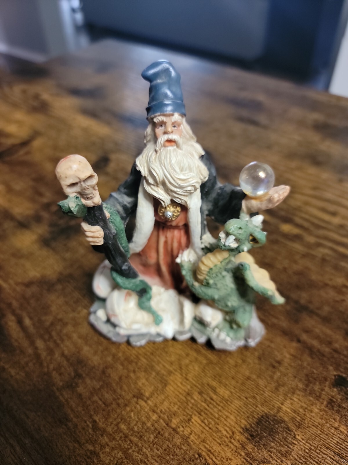 K's Collection Mystic & Magic Wizard and Dragon, Skulls, Eggs (5" tall ...