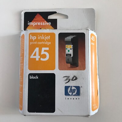 2005 Genuine HP 45 Black Ink Cartridge 51645A OEM Sealed Free Shipping ...