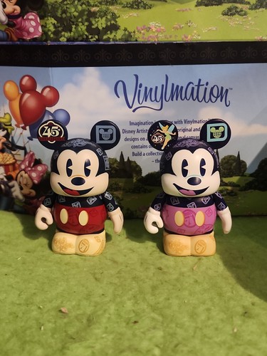 DISNEY Vinylmation 3" Park Set 1 45th Anniversary Mickey Mouse Variant ...