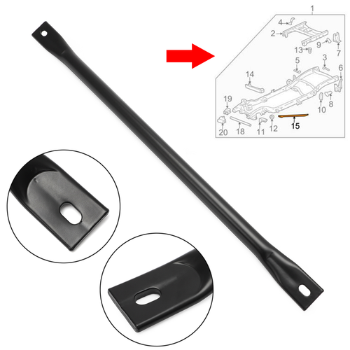 27.5" Crossmember Frame Brace Support for GM Chevy / GMC Silverado 1500 ...