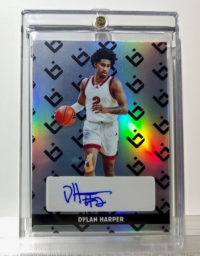 Dylan Harper Autograph 2025 Leaf #BILA-DH1 Signed Basketball Card 504/ ...