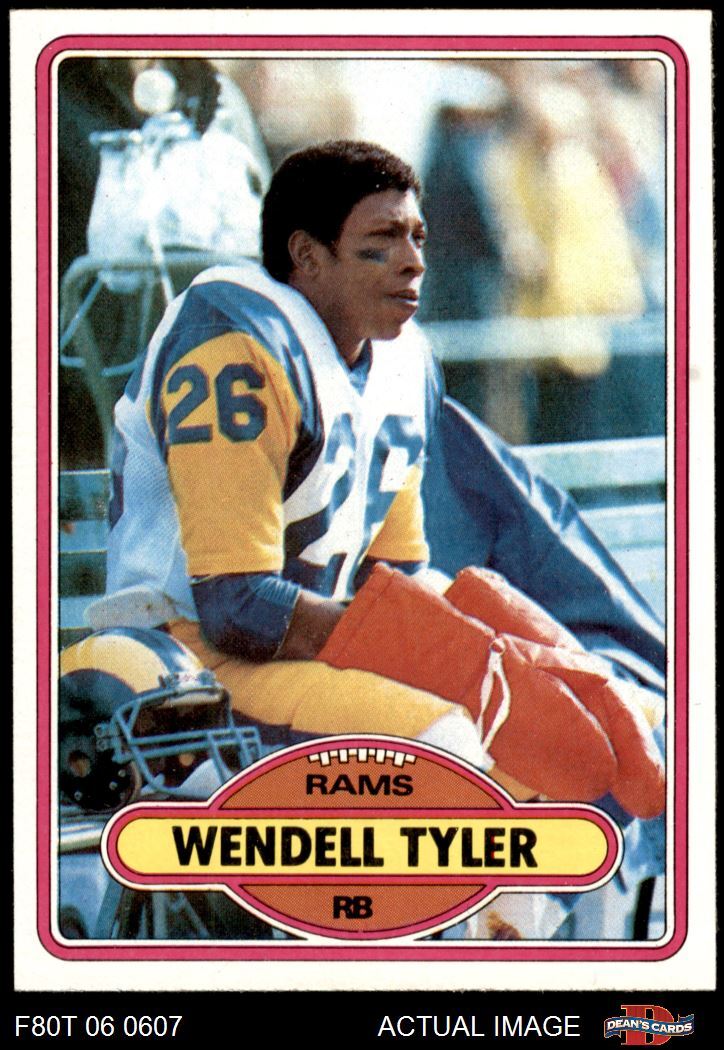 1980 Topps #273 Wendell Tyler Rams RC UCLA 8 - NM/MT F80T 06 0607 | eBay