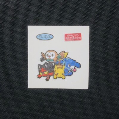 S0508 Pikachu Pokemon Pan Stickers 25th Anniversary | eBay