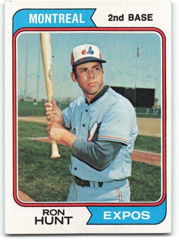 1974 Topps #275 Ron Hunt NM++ Expos ID:276695 | eBay