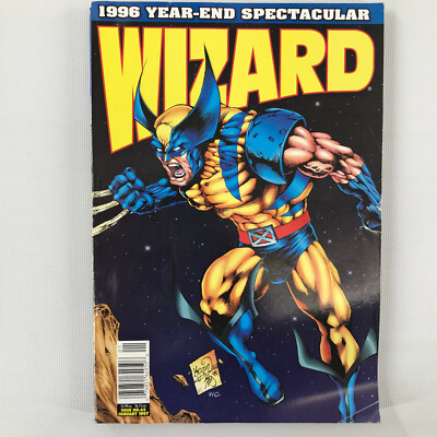 Wizard - The Comics Magazine January 1997 Cover: Wolverine | eBay