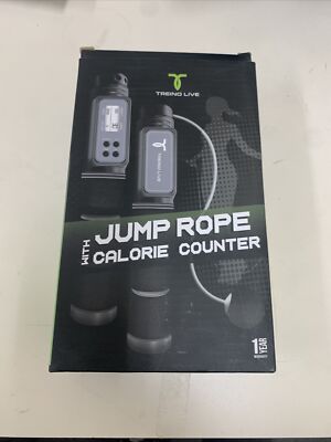 Cordless Jump Rope with Calorie Counter Timer Adjustable 9' Rope Foam ...