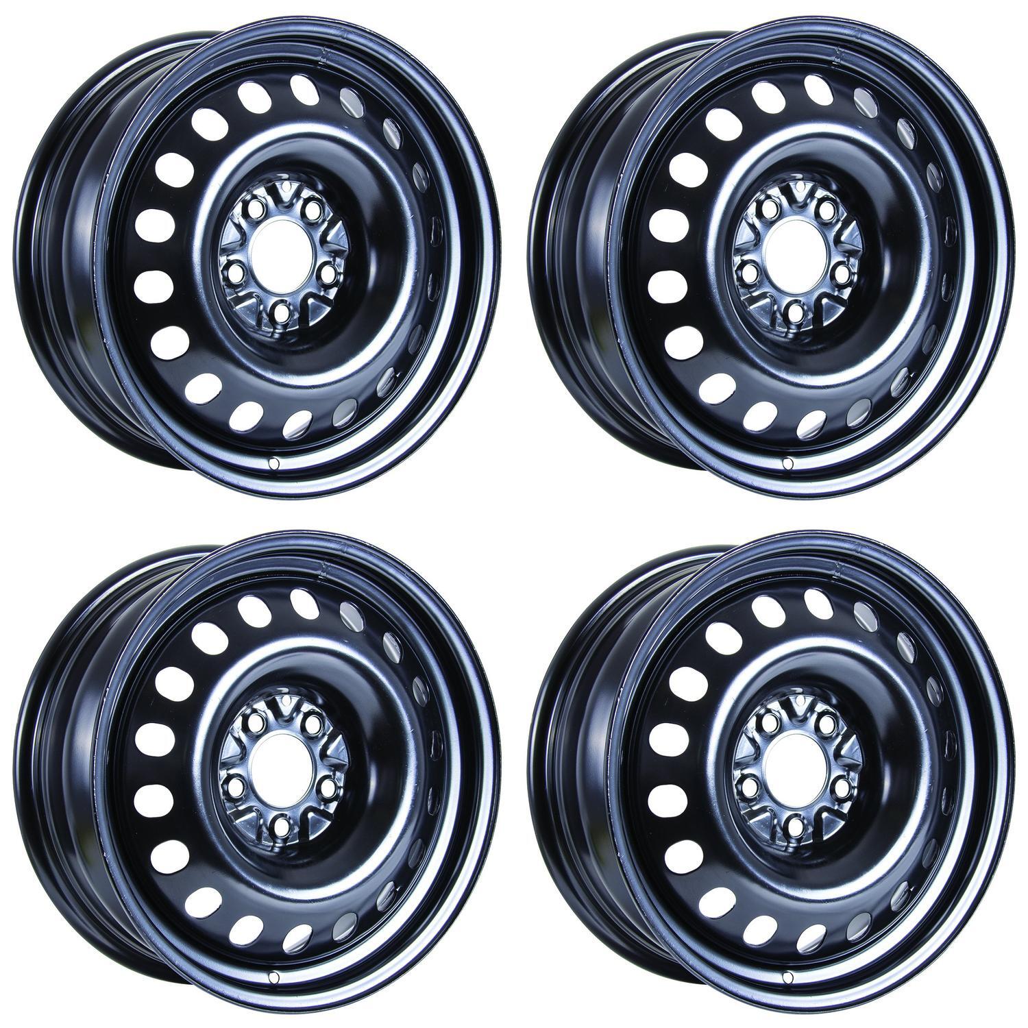 Set of 4 17 Inch Black Steel Wheel Rim for Honda CR-V, RTX X99715B 17x7 ...