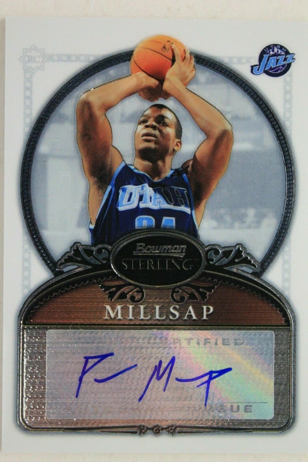Paul Millsap Jazz Autographed 2007 Bowman Sterling Signed ROOKIE #71 ...