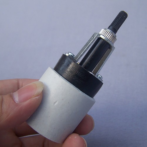 On/Off Light Lamp Rotary Knob Switch Long Bottom Turn Socket E27 Repair ...