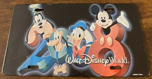 Shanghai China Walt Disney World 2008 Booster License Plate Mickey ...