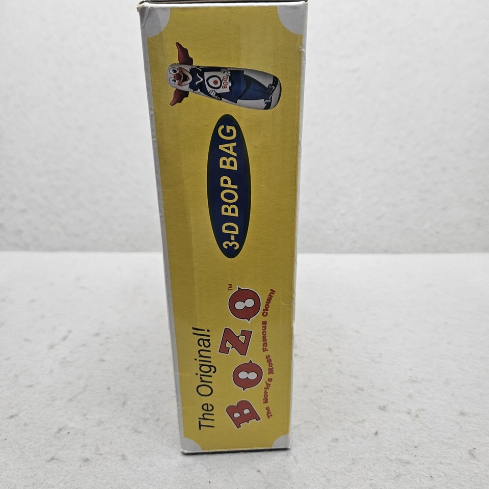 Original Inflatable Bozo The Clown Punching 3-D Bop Bag 46" Larry ...