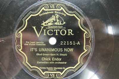Chick Endor - VICTOR 22151 - It's Unanimous Now & That-s Where You Come ...