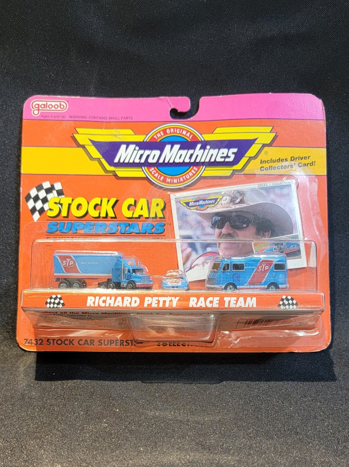 MICRO MACHINES STOCK CAR SUPERSTARS SET #1 RICHARD PETTY RACE TEAM 1992 ...