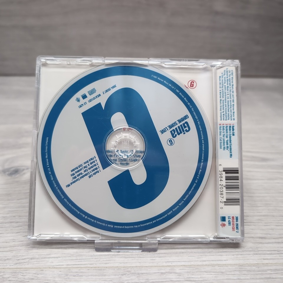 Gina G Gimme Some Love 5 Track CD Single CD1 1997 Warner Music VG ...