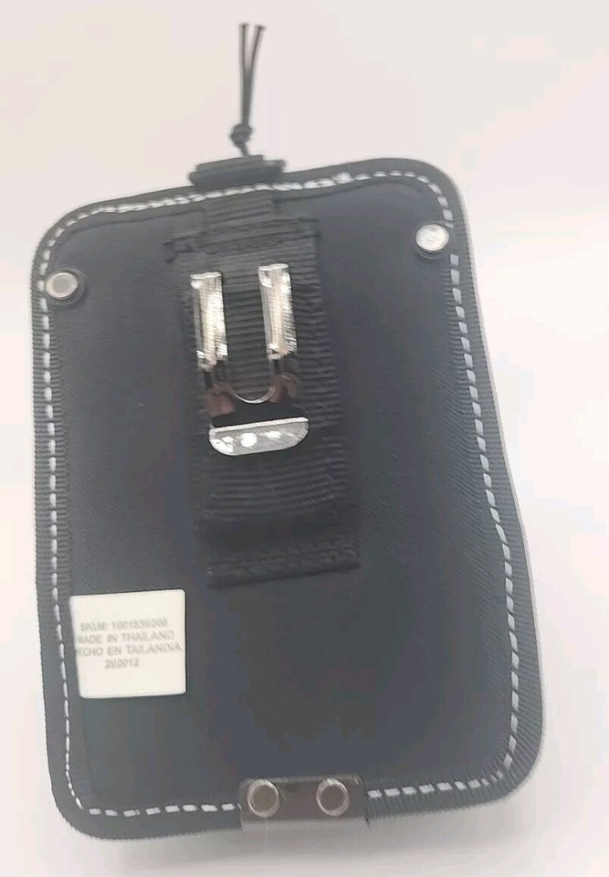 Husky Tool Belt Pouch 5" Clear Storage Pouch w/Flap Durable Denier ...