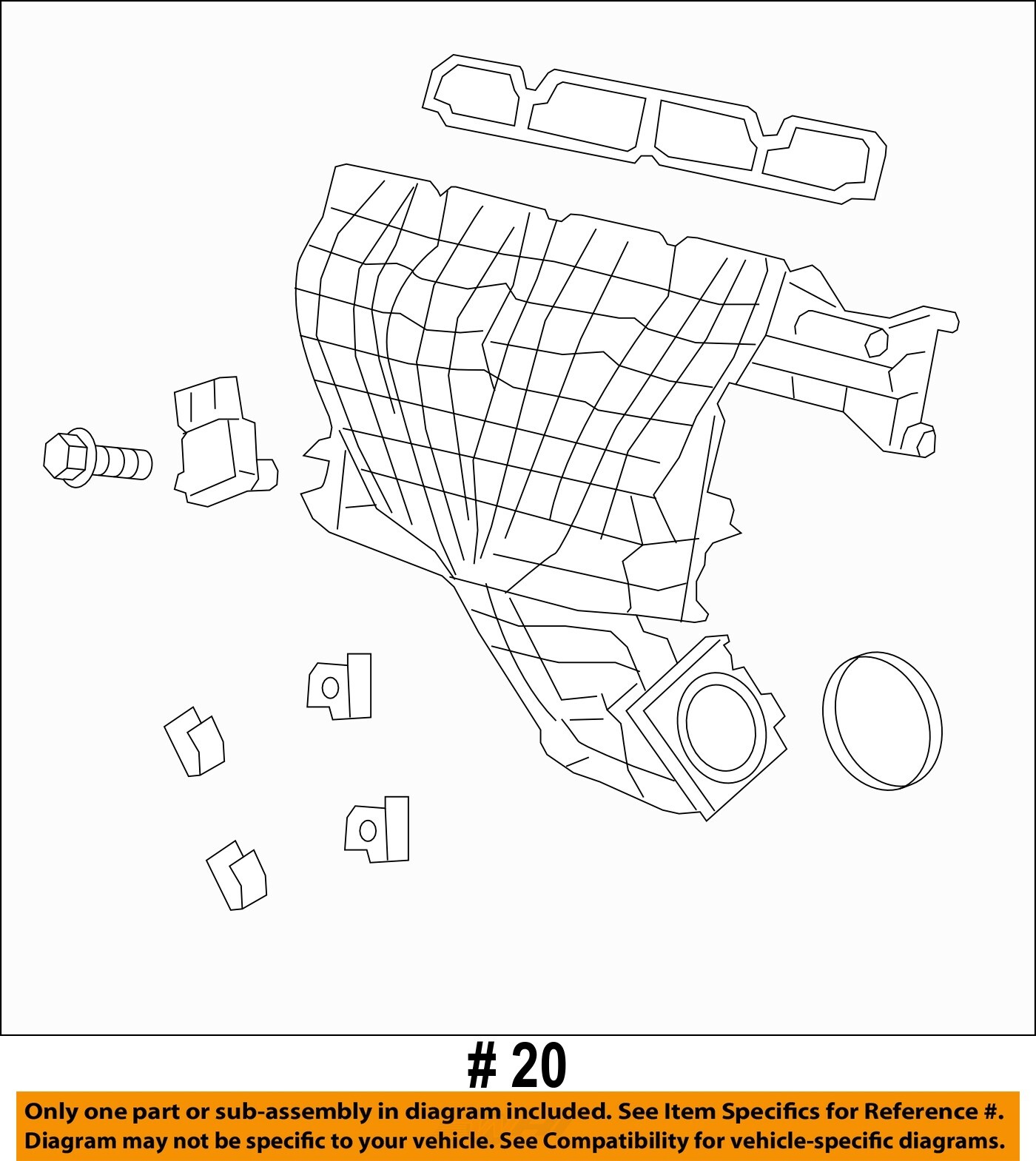 Genuine Chrysler Manifold Intake 4593915AB / 4593915-ab OEM for sale ...