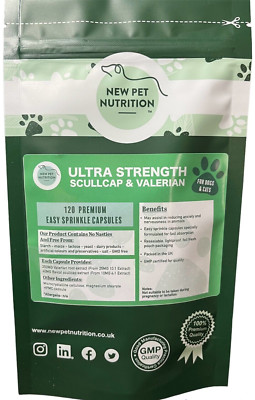 120 Scullcap & Valerian Relaxing Calming Sprinkle Capsules, Tablets ...