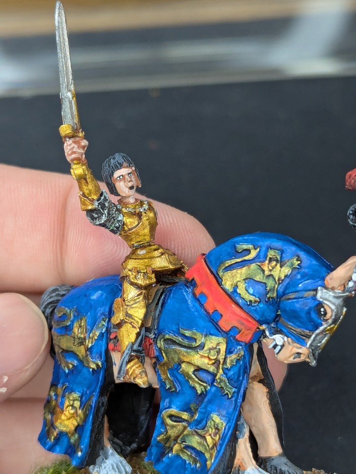 Warhammer Fantasy : Bretonnian Repanse de Lyonesse. Painted. Metal OOP ...